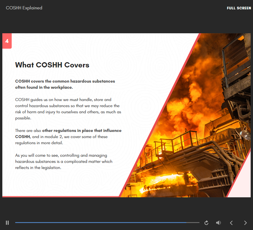 COSHH Risk Assessor Course – Prudence Training Centre