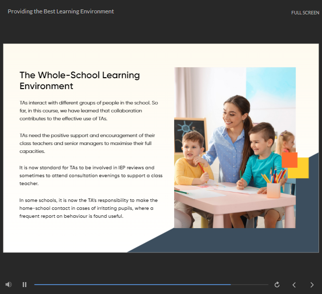 Teaching Assistant Complete Course – Prudence Training Centre