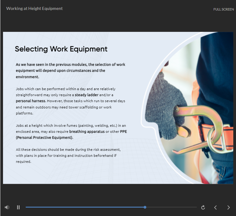Working at Height Level 2 – Prudence Training Centre