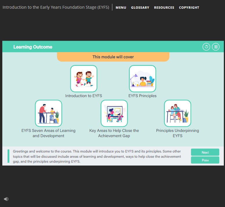 EYFS – Prudence Training Centre